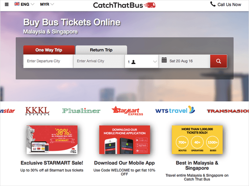 CatchThatBus.com - Travel Smartly Book Bus Ticket Online
